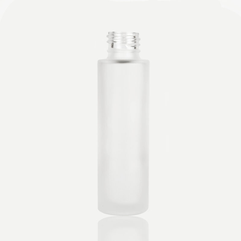 1 oz Clear Frosted Glass Cylinder Bottle with 20-400 Neck Finish | FH ...