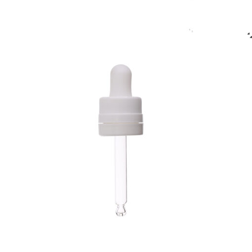 White 18-415 Tamper Evident Dropper Glass Pipette | FH Packaging