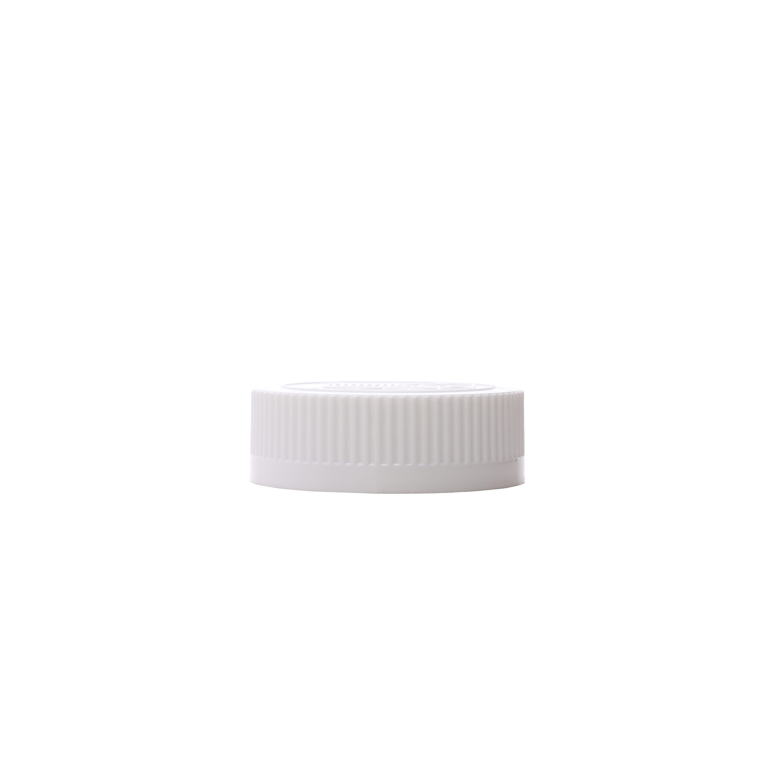45-400 White Ribbed CRC Arrowhead Cap with Liner| FH Packaging